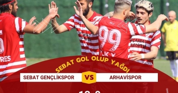 Sebat gol olup yağdı.